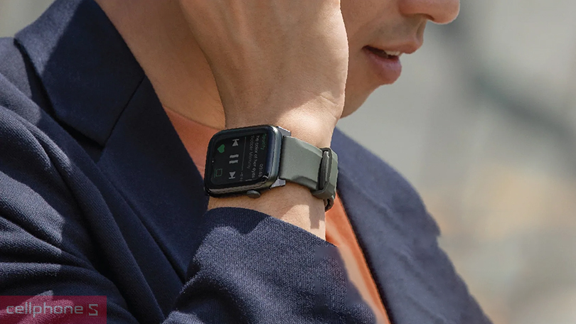 Dây đeo Apple Watch Uniq Linus Airsoft Silicone 45/44/42mm | Giá rẻ ...