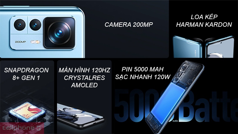 Điện thoại Xiaomi 12T Pro | Ưu đãi khủng, trả góp 0%