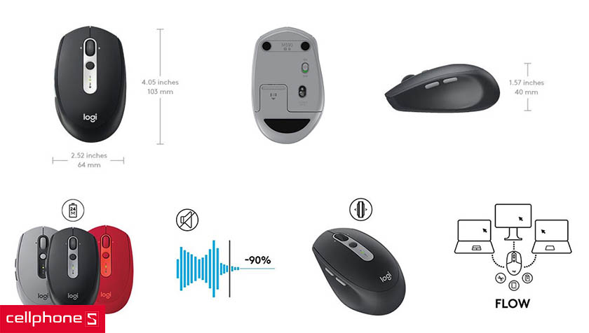 Chuột không dây Logitech M590 chính hãng, giá rẻ | CellphoneS.com.vn