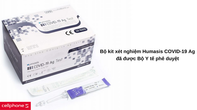 Bộ kit test Humasis Covid-19 Ag | Test nhanh giá tốt 2022