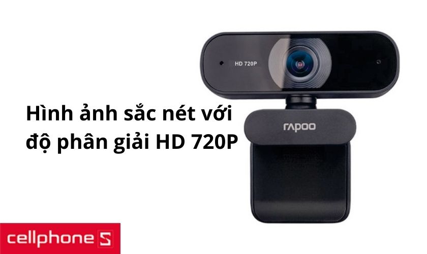 Webcam Rapoo C200 HD 720p | Giá rẻ