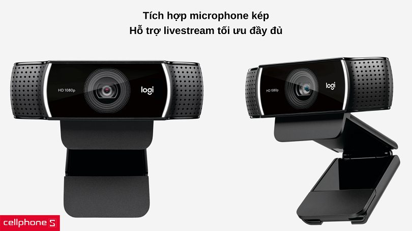 Webcam Logitech C922 FULLHD 1080P | Giá rẻ