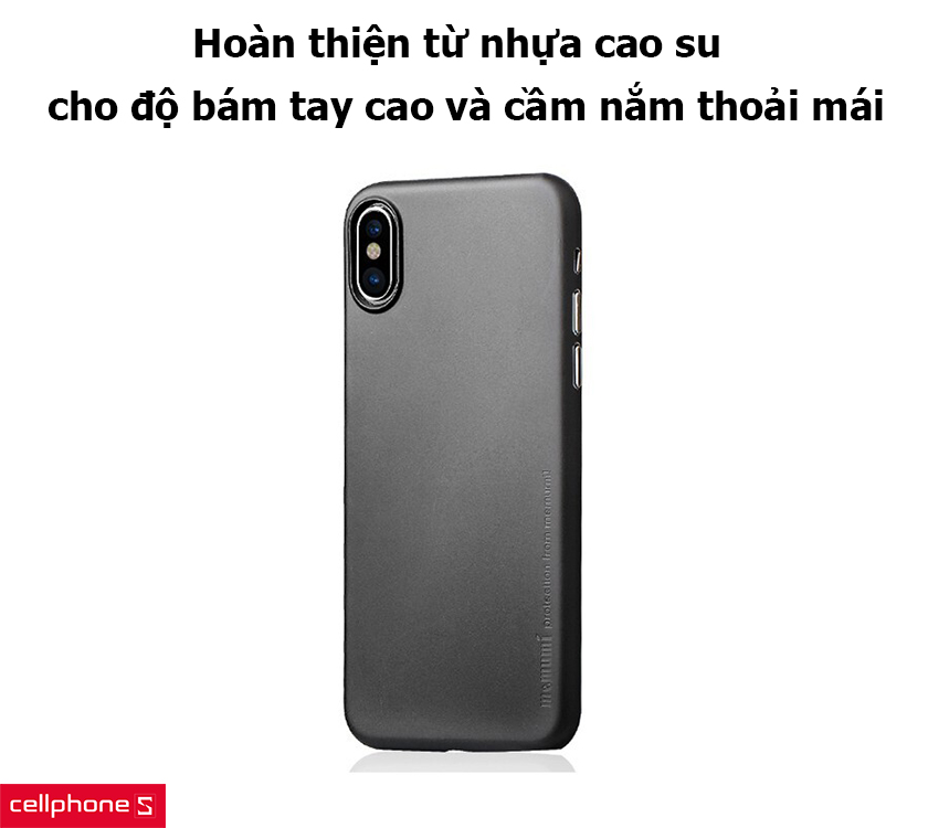 Ốp lưng cho iPhone X - Memumi Slim Series giá tốt, chính hãng