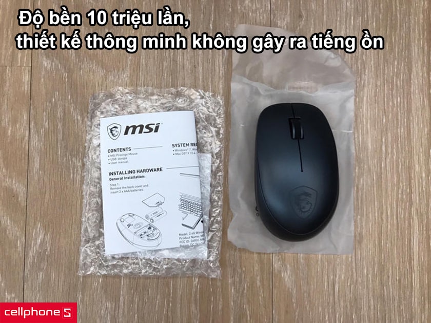 Chuột không dây MSI Prestige M96 chính hãng | Giá rẻ