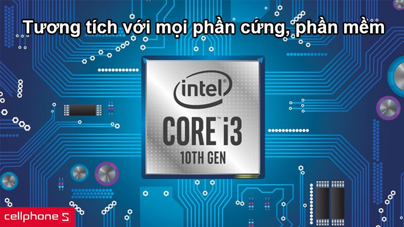 CPU Intel Core i3 10100F | Phân luồng mạnh mẽ, mượt mà