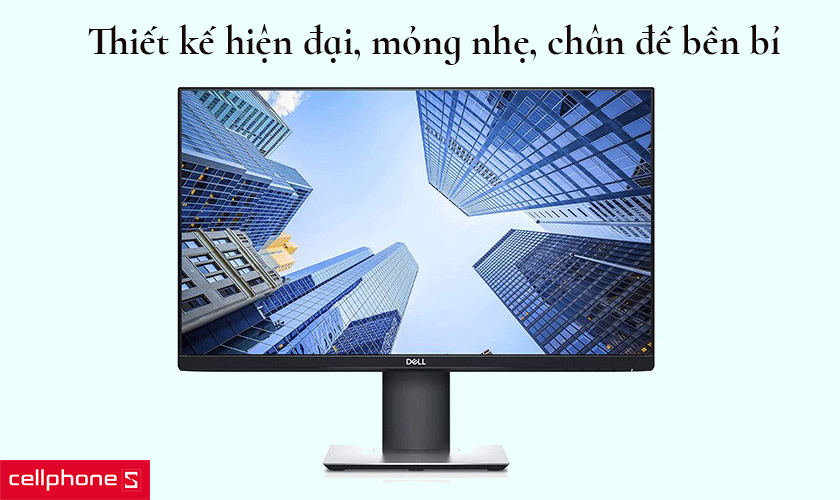 Màn hình Dell P2419H | Thiết kế hiện đại, hình ảnh sống động