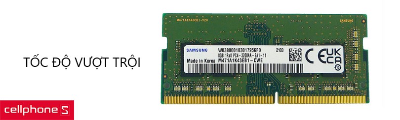 Ram laptop Samsung 8GB DDR4 3200MHz | Giá rẻ