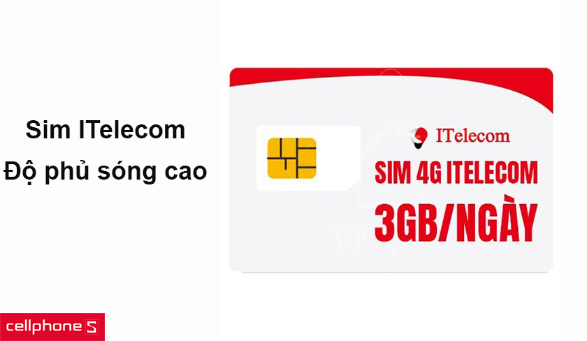 Sim Itelecom 4G số đẹp - Giá rẻ. Nhiều ưu đãi. Tốc độ cao