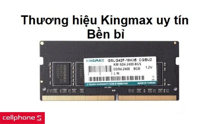 Ram laptop Kingmax 8GB DDR4 2400Mhz chính hãng giá rẻ
