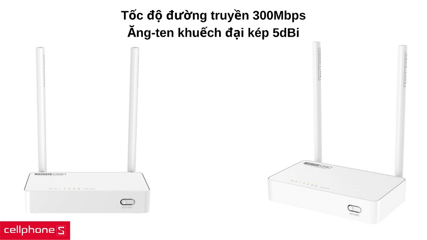 Router Wifi Totolink N350RT chuẩn N 300Mbps | Giá rẻ