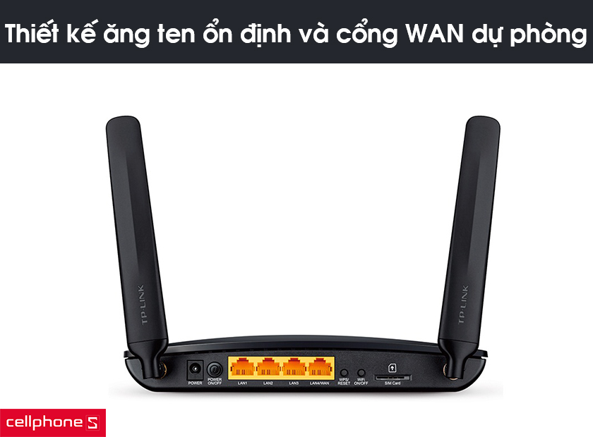 Router Wi-Fi TP-Link Sử dụng Sim 4G tốc độ 300Mbps TL-MR6400 giá rẻ ...