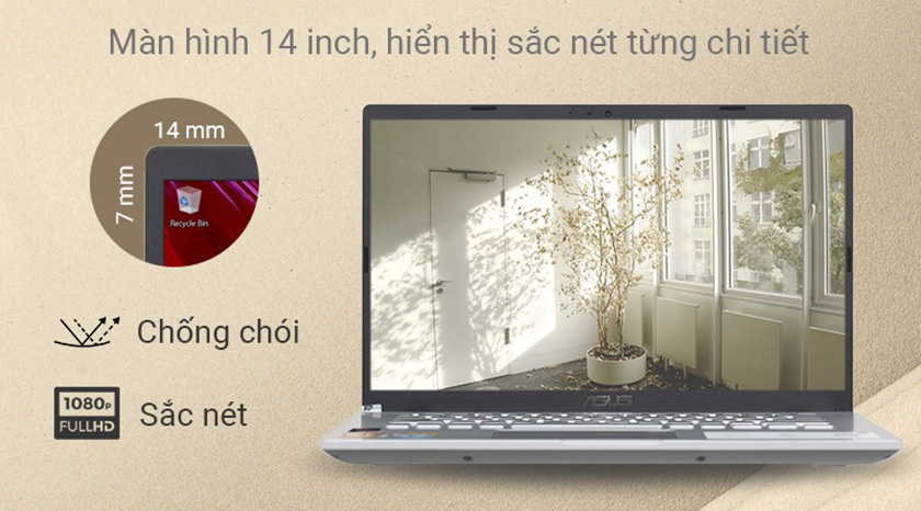 Laptop Asus D409DA mỏng nhẹ | Giá siêu rẻ, ưu đãi khủng