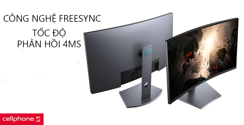 Màn hình cong Dell Curved Gaming 32 inch S3220DGF | Giá rẻ