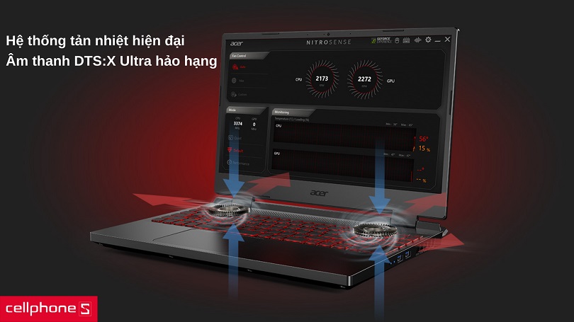 Laptop Gaming Acer Nitro 5 Tiger AN515 58 52SP | Giá rẻ