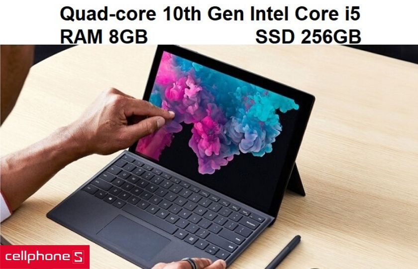 Laptop Surface Pro 7 Core i5 / 8GB / 256GB chính hãng, giá rẻ, trả góp 0%