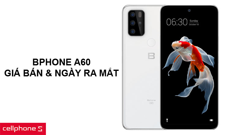Điện thoại Bphone A60 | Giá ưu đãi, khuyến mãi hấp dẫn