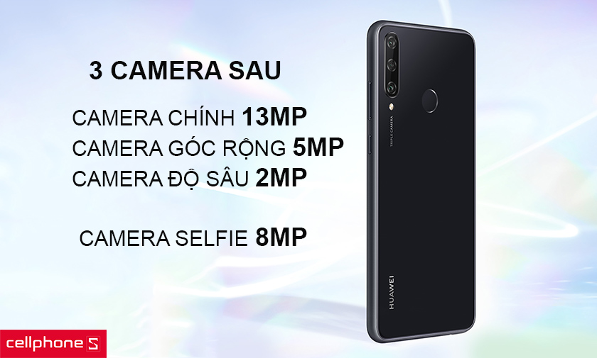 Huawei Y6P - Giá Rẻ Nhất. Tặng Sim 4G 4gb/ngày. Trả Góp 0%