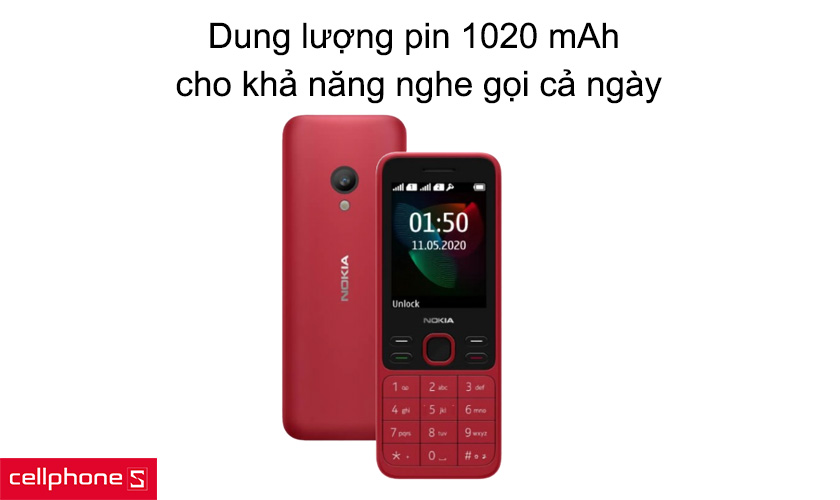 Nokia 150 2020 chính hãng, giá rẻ, trả góp 0%