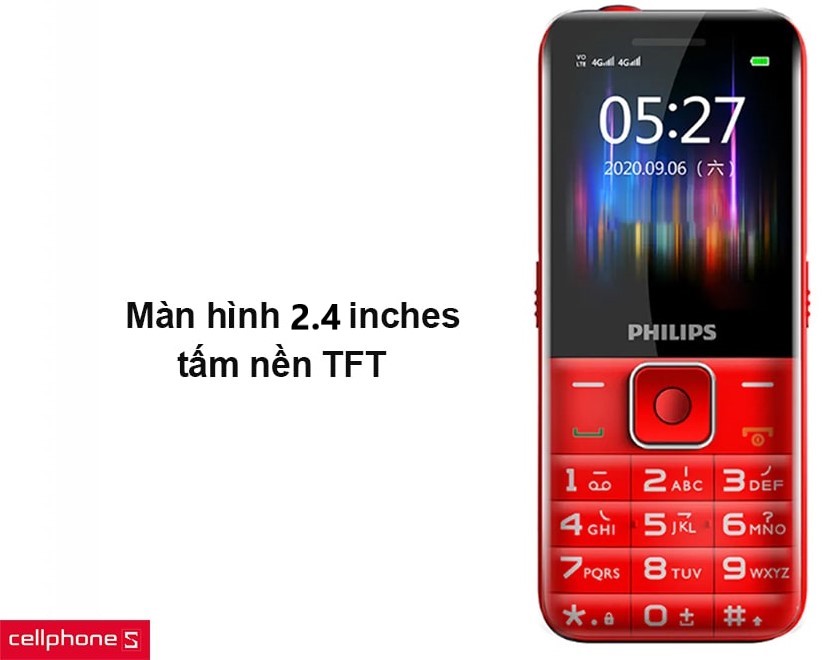 Điện thoại Phillips E527 4G | Giá rẻ, hỗ trợ trả góp 0%