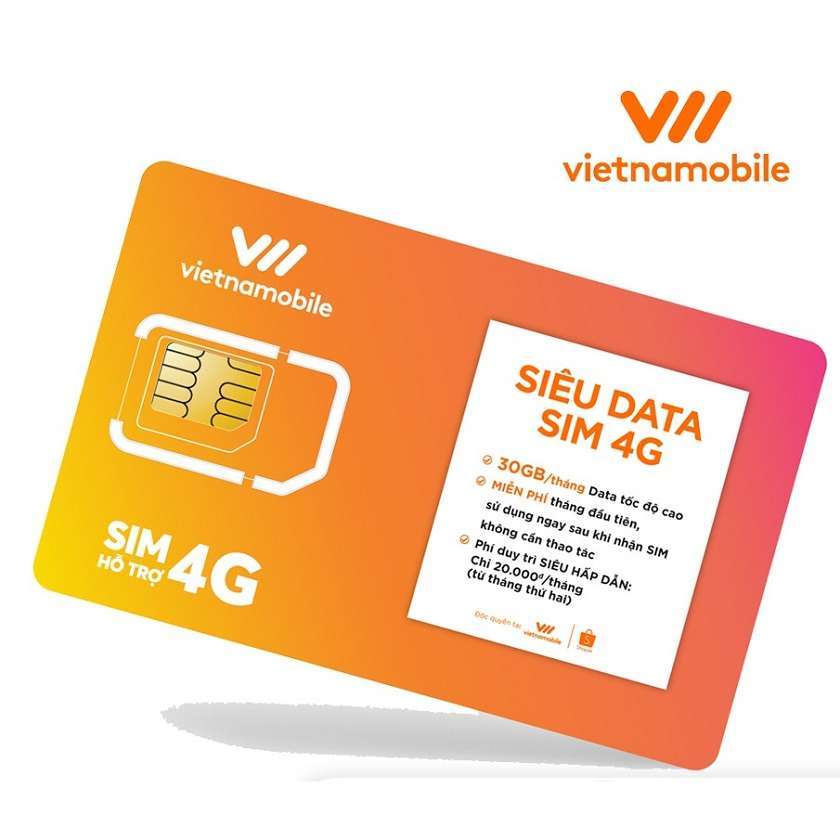 Sim Vietnamobile 4G - Số đẹp. Giá rẻ. Vào mạng tốc độ cao