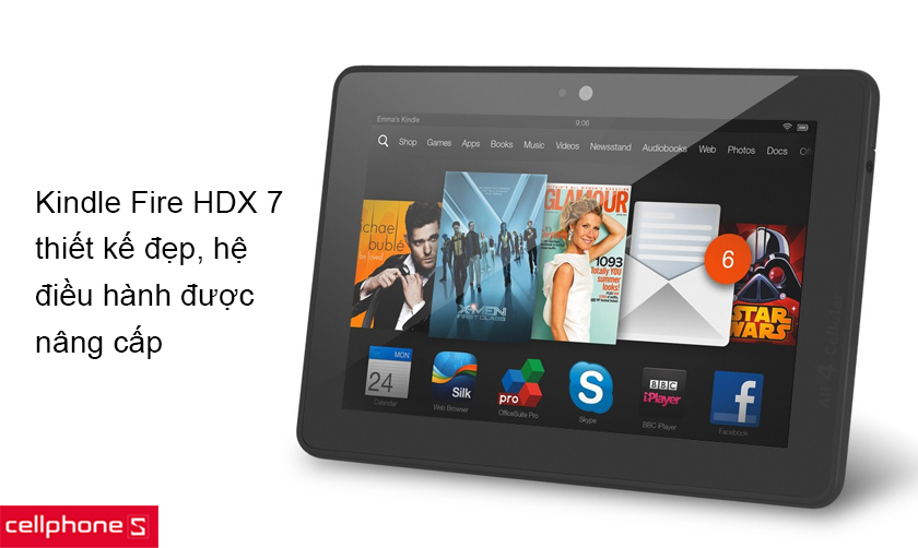 Máy tính bảng Amazon Kindle | Giá rẻ, bảo hành chính hãng